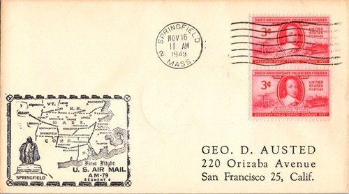 EW Wiggins First Flight Springfield - Boston Massachusetts - Cessna ...