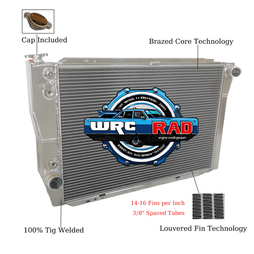For Ford Falcon XC XD XE XF 6Cyl V8 AT/MT 1973-1983 Aluminum Radiator ...