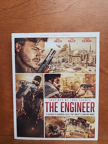 THE ENGINEER Blu-ray + DVD + Digital + RARE Slipcover, Emile Hirsh NEW ...