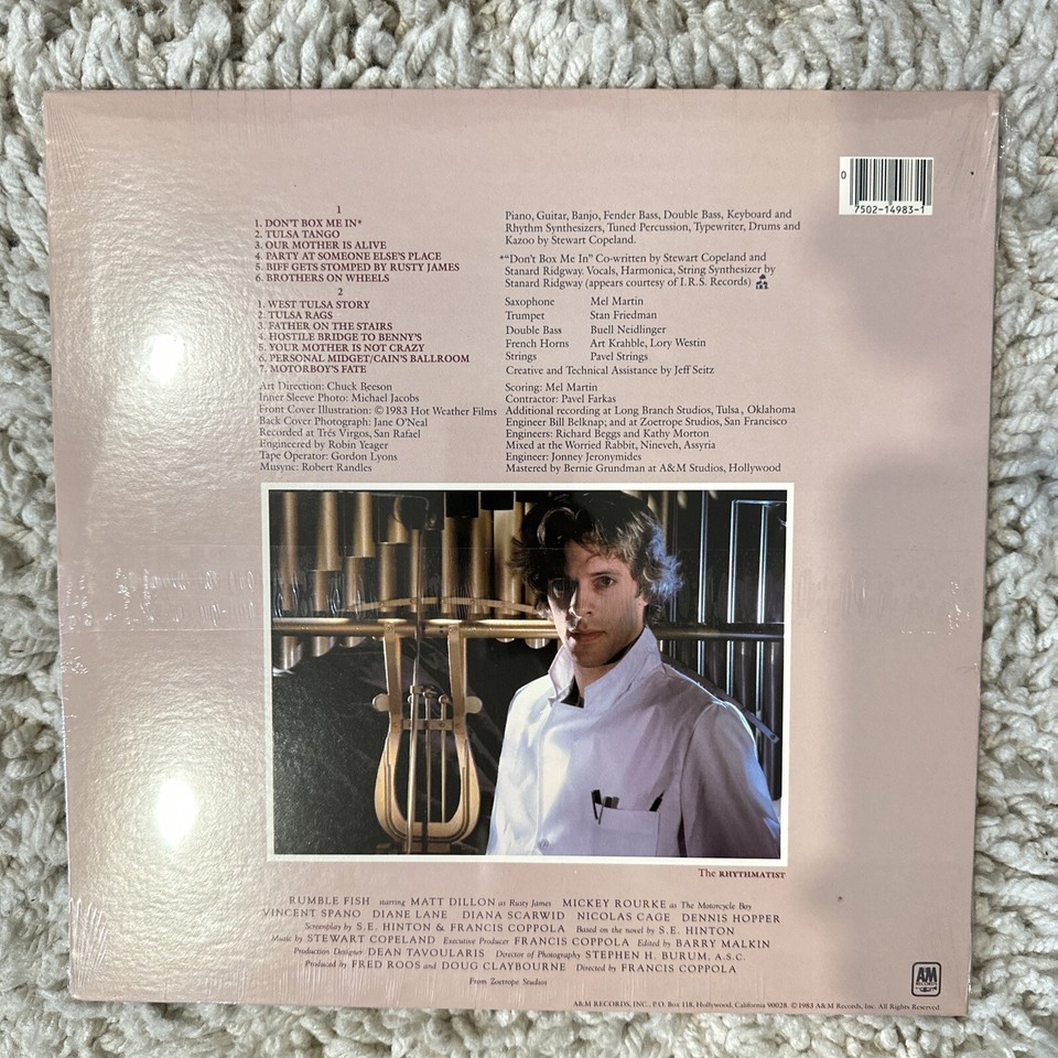 Stewart Copeland – Rumble Fish The Original Motion Picture Soundtrack ...