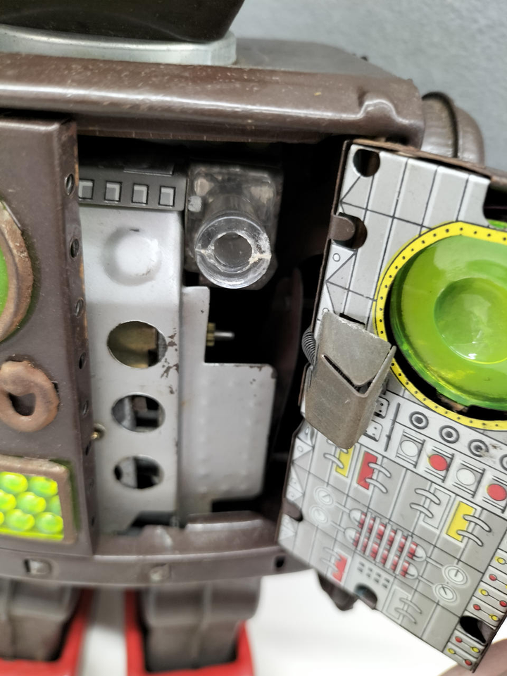 Horikawa Tin Toy Robot Space Demon Vintage Japan Battery Operated | eBay