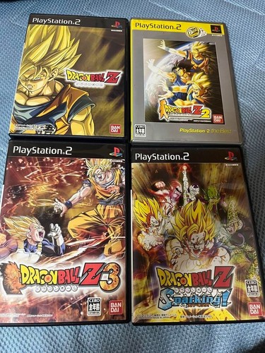 Sony PlayStation 2 Software Dragon Ball 4 Piece Set Used Good Condition ...