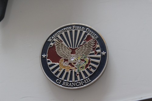 FBI Washington Field Office CI Branch-III Challenge Coin | eBay