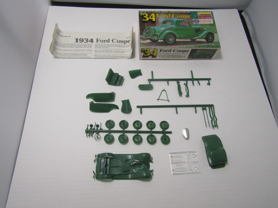 OLD VINTAGE 34 FORD COUPE # 2119 MODEL CAR KIT COMPLETE | eBay