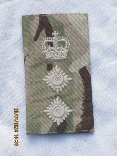 Colonel Rank Loop Single Piece MTP Multi Terrain Pattern Multicam 2016 ...