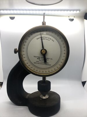 Rare antique Automatic Micrometer cast iron inspection tool | eBay