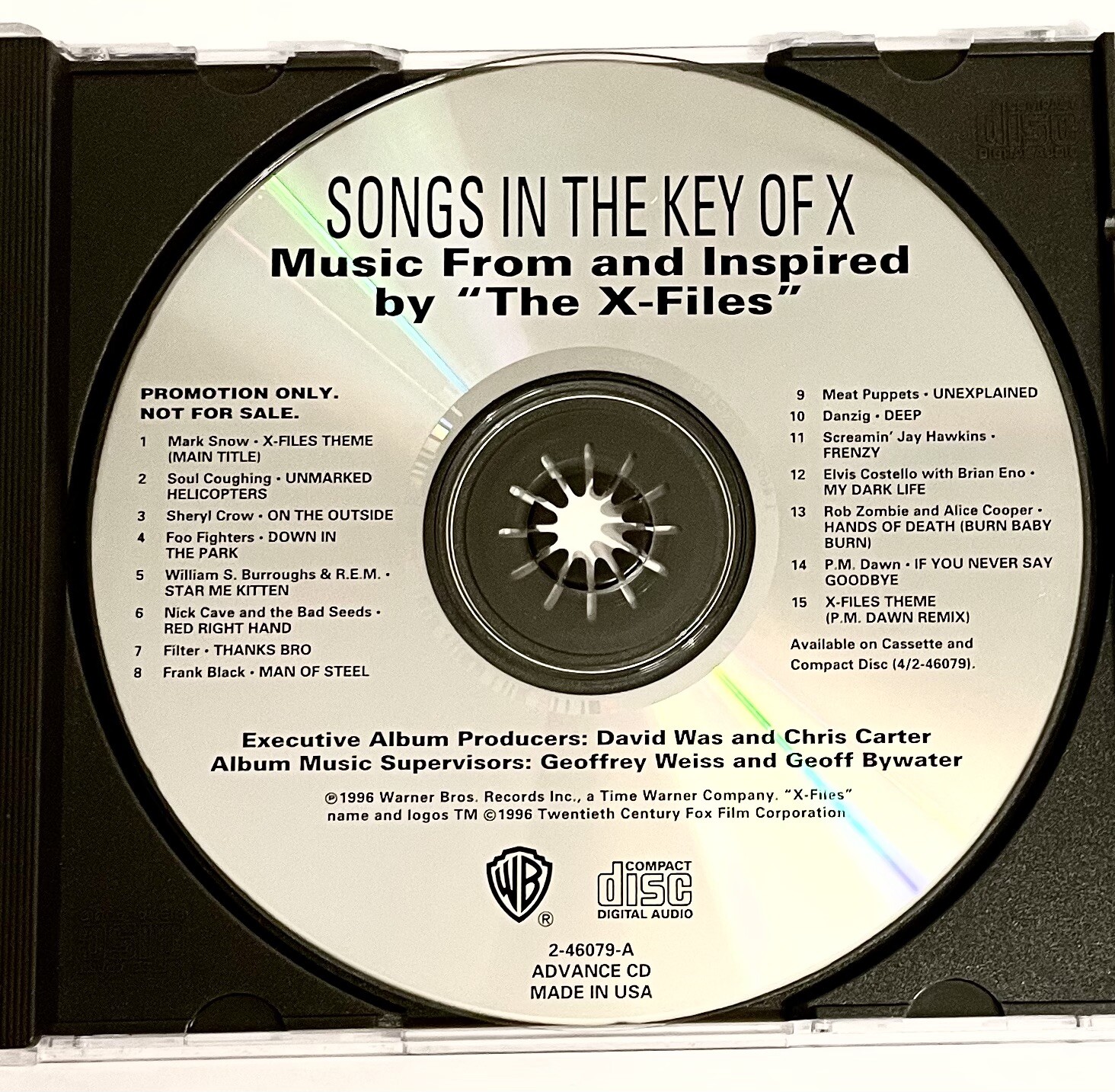 Songs In The Key Of X, By The X-Files, CD, 1990 | eBay