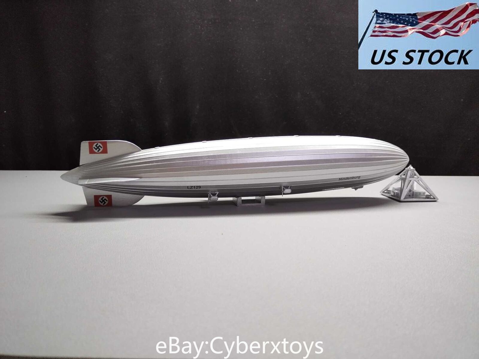 1/700 Scale WW2 LZ 129 Hindenburg Model Painted Finished | eBay