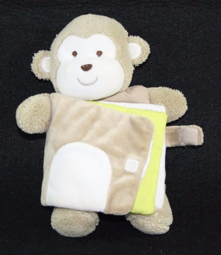 Carters My ABC Friend Sensory Monkey Book Baby Crinkly Plush Toy | eBay