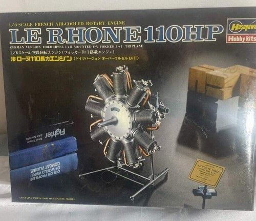 Hasegawa LE Rhone 110HP, French Rotary Engine, German Version 1/8 Model ...
