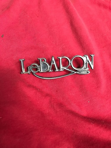 1980 Chrysler Lebaron Roof Sail Trunk Emblem (527) | eBay