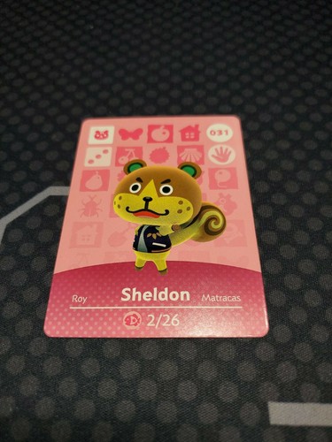 Animal Crossing Amiibo Cards (U.S. Version) - Series 1 - #031 Sheldon ...