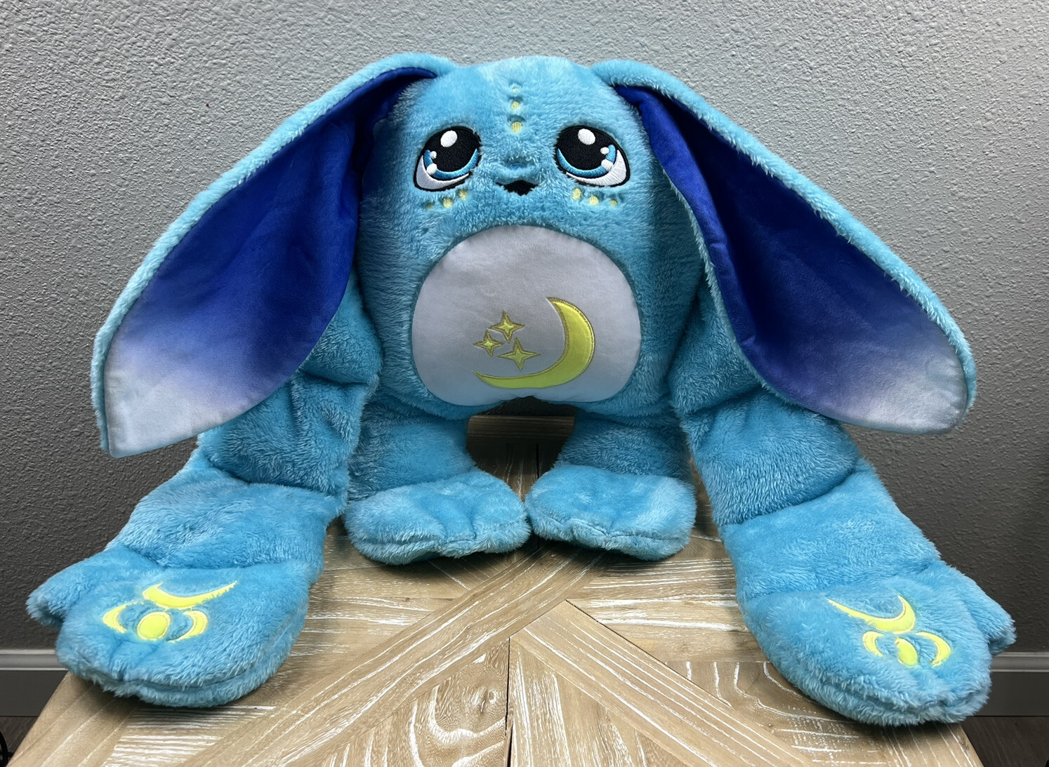 Moon Pals Bo | Blue Weighted Plush Stuffed Animal | 5.5 lbs Sensory ...