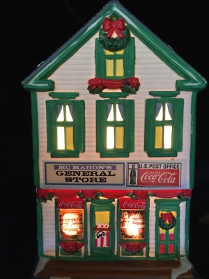 Coca-Cola Town Square Ceramic Christmas House - 1993 | eBay