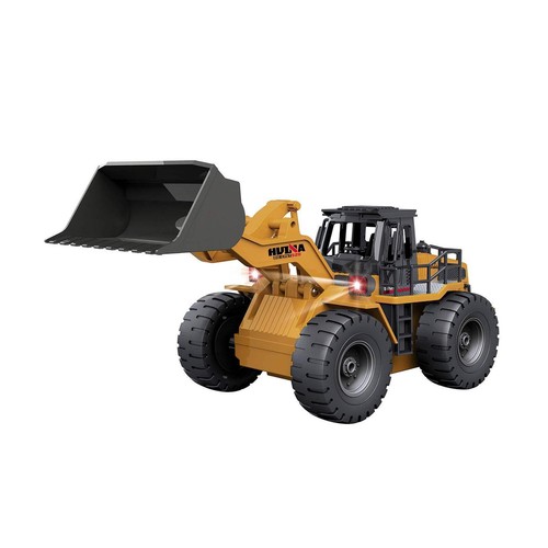 Remote Control Model Bulldozer Truck (Yellow), Driving Cab and Scoop ...
