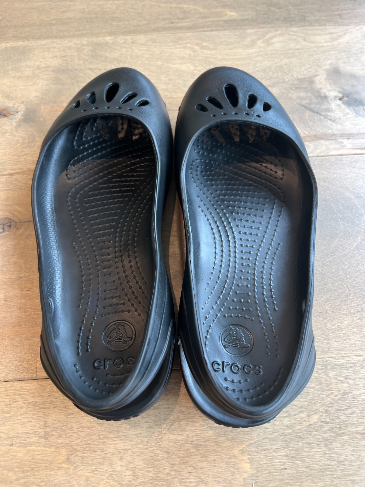 Crocs Kadee Slingback Black Work Flats Ballerina Slip… - Gem