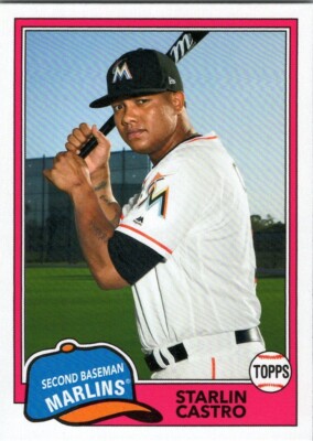 2018 Topps Archives #209 Starlin Castro Miami Marlins | eBay