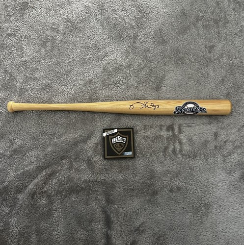 Milwaukee Brewers Autographed Mini Bat Rickie Weeks Jr. | eBay