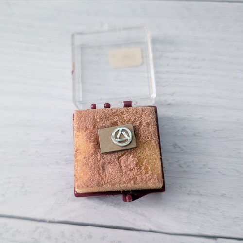 Vintage Balfour Pin Triangle Emblem in Box - Heavy Tarnish/Condition ...