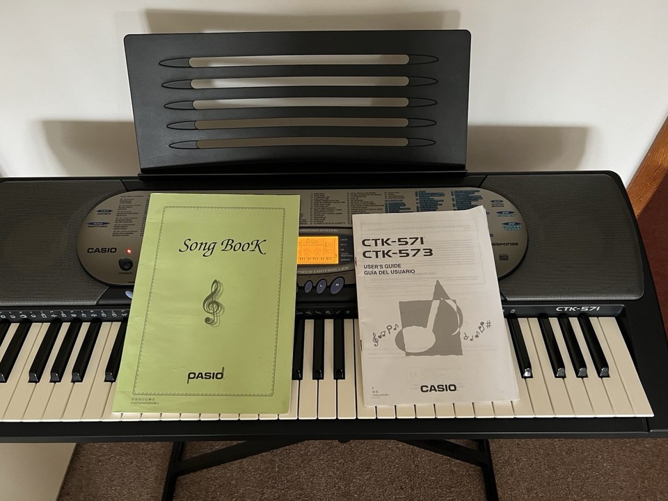 Casio CTK-571 Keyboard, 61-key, adjustable Stand, With Selection Of ...