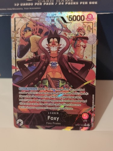 One Piece TCG Karte Foxy OP07 Leader Proxy | eBay.de