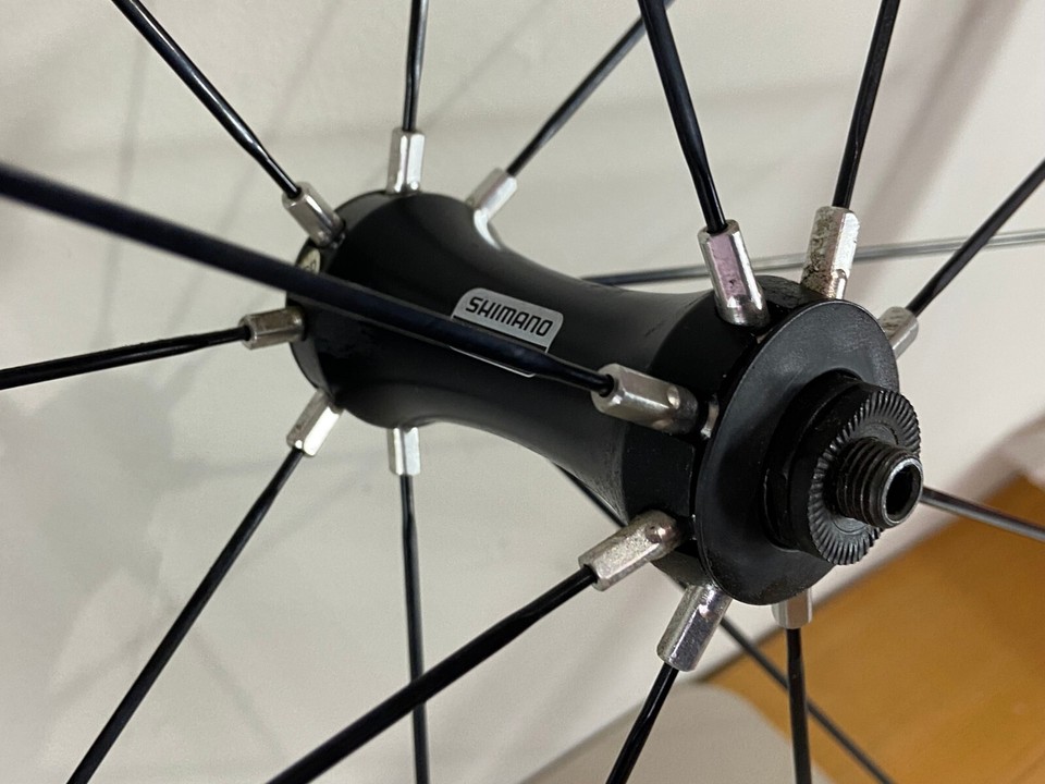 NEW Shimano WH-R550 700c Road Wheelset 16/20H Clincher Rim Brake 2009 ...