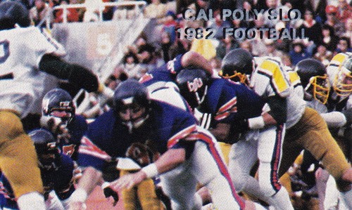 1982 CAL POLY SLO CALIFORNIA POLYTECHNIC MUSTANGS FOOTBALL POCKET ...