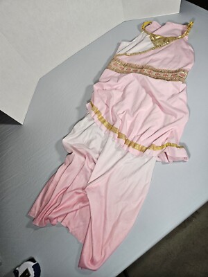 Kids Medium Pink Toga Costume Goddess Greek | eBay
