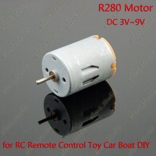 DC 3V~9V Micro R280 Carbon Brush DC Motor for RC Remote Control Toy Car ...