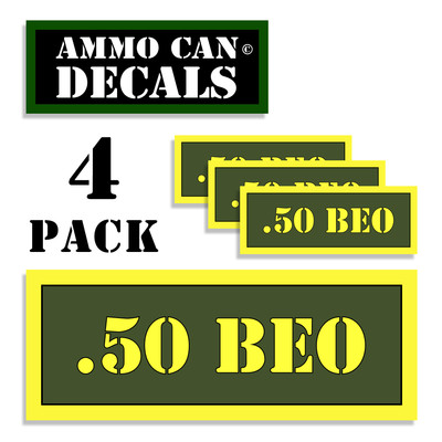 Ammo Can Labels 50 BEO Ammunition Ammo Can Stickers BEOWULF decals 4 ...