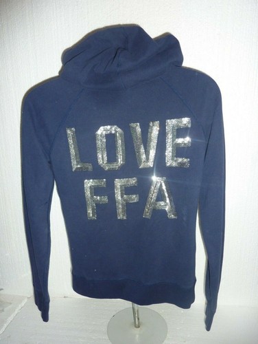Girls FFA Hoodie Sweatshirt Medium Blingy print on Back Silver Sequin C ...