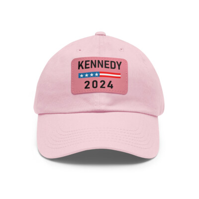 Kennedy 2024 Baseball Cap Hat with Leather Patch RFK Jr Hat | eBay