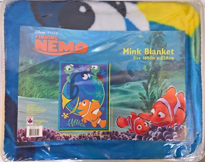 ~ Finding Nemo - MINK BED SPREAD BLANKET RUG SINGLE | eBay