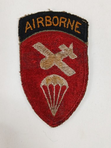 WW2 US Army Airborne Command Patch One Piece Cut Edge No Glow | eBay