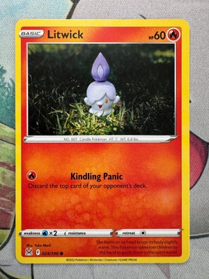 Litwick Non-Holo English Pokemon TCG BKCH925 | eBay