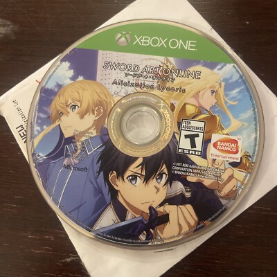 SWORD ART ONLINE Alicization Lycoris - Microsoft Xbox One Disc Only ...