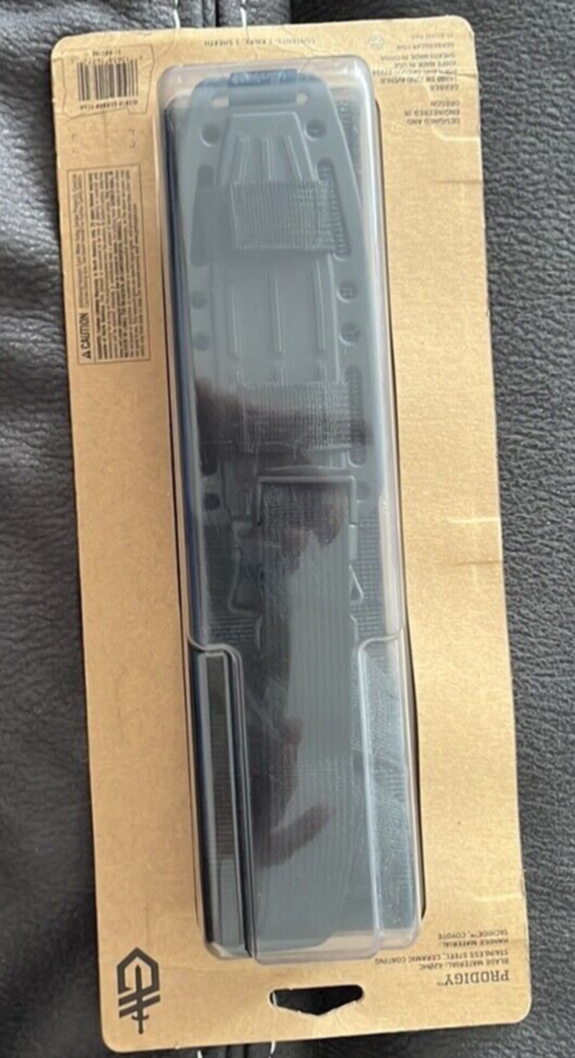 New Gerber Prodigy Fixed Plain Blade Knife, Coyote Brown Tan Grip | eBay