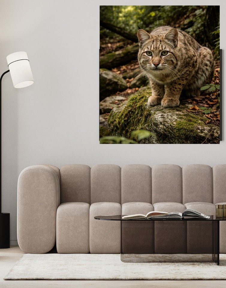 Bobcat Wall Art Printable | Photorealistic Wildlife Nature Poster ...
