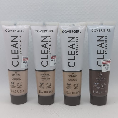 Covergirl Clean Invisible Foundation, Vegan ~ You choose one | eBay