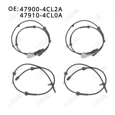 1 Set ABS Wheel Speed Sensor 47910-4CL0A Fits For 15-18 Qashqai 14-19 X ...