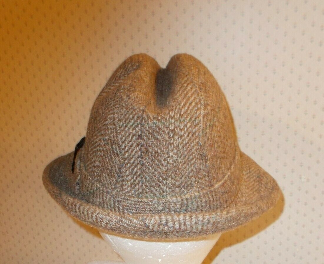 Vintage Men's Pendleton Tweed Fedora Hat assorted - Gem