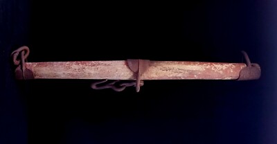 Antique Primitive Single Tree Yoke For Horse Pulled Farm Equipment Iron ...