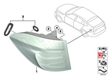 Genuine BMW Clip Upper Part 889520 51417008526 for sale online | eBay