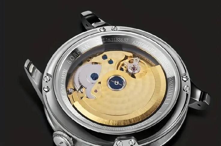 New BORMAN Men's Mechanical Multi-function Fashion Watch - Rose Gold ...