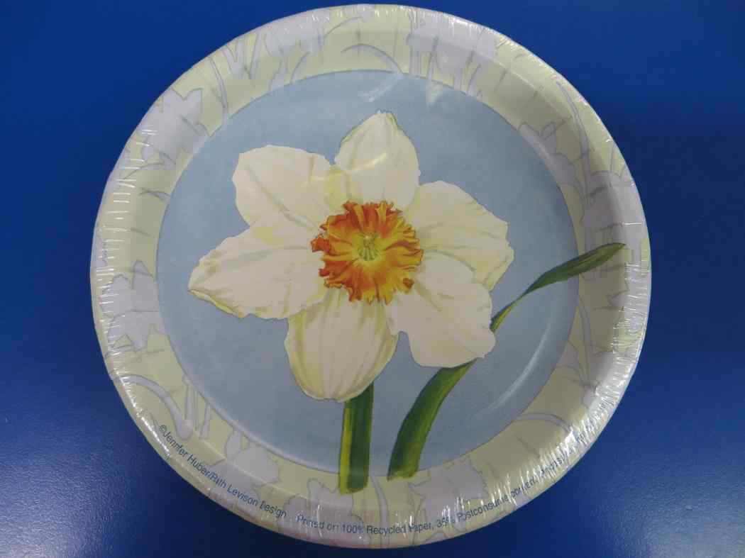 Daffodil Flower Floral Spring Garden Birthday Tea Party 7" Paper ...