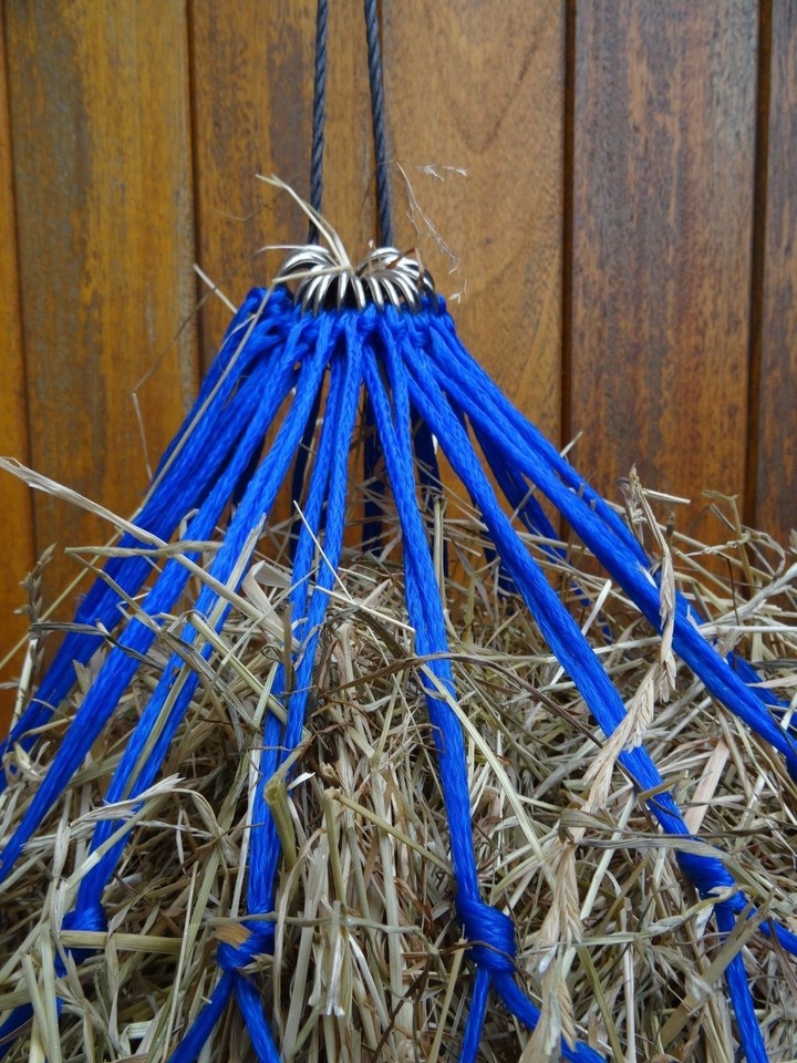 2 Pack* Large 42" Ringed Haynets Haylage Hay Net Small Mesh Extra ...