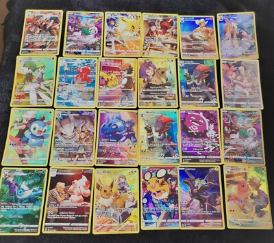 30 Pokémon Cards Bulk Lot | Ultra Rares + Illustration Rares & Trainer ...