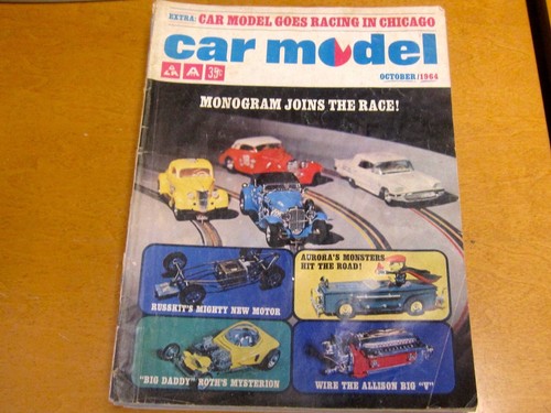 VINTAGE CAR MODEL MAGAZINE OCTOBER 1964 | eBay
