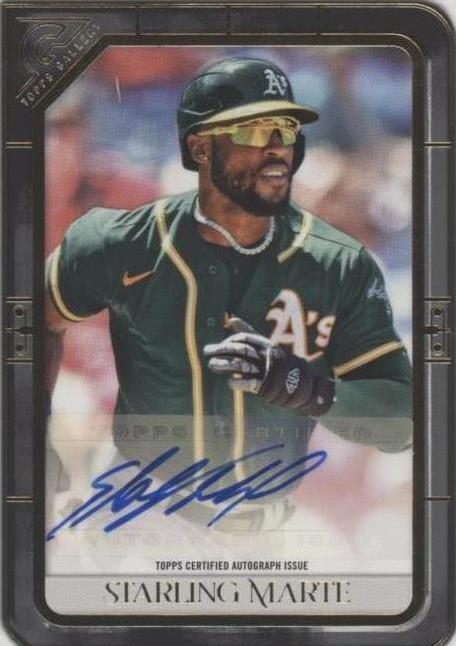 2021 Topps Gallery - Veterans Autographs Starling Marte #VA-SM (AU) for ...