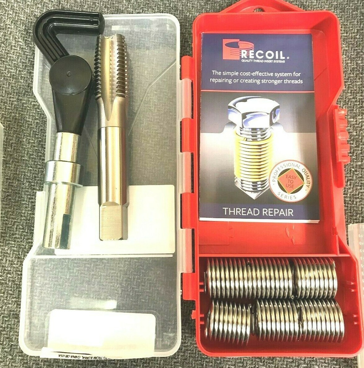 3/4-10 THREAD REPAIR KIT HELICOIL TYPE RECOIL #33128 - NEW IN BOX | eBay
